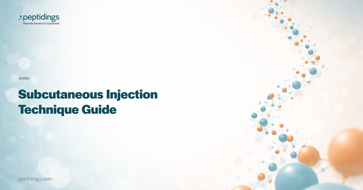 Subcutaneous Injection Technique Guide | Peptidings